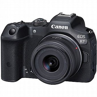 מצלמת מירורלס ועדשה Canon EOS R7 Kit + 18-45mm | מצלמות | חשמל ואלקטרוניקה